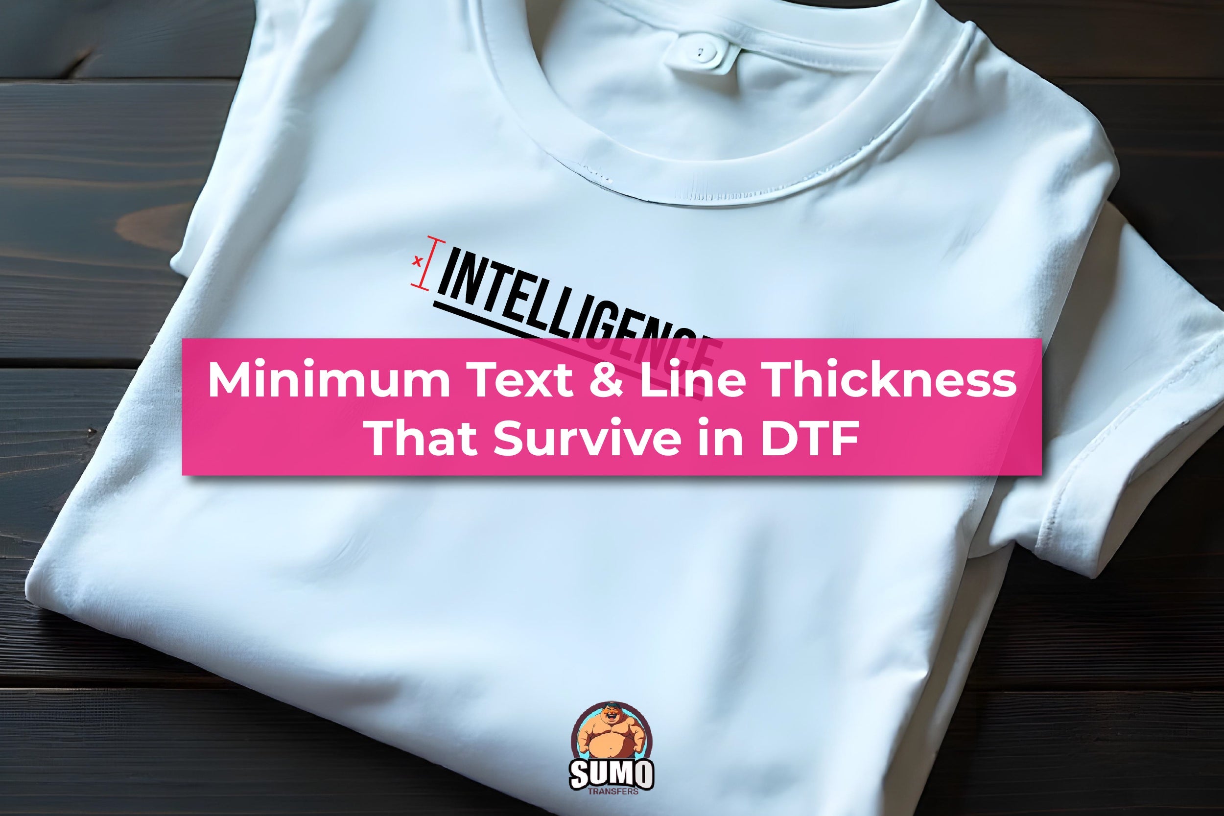 Minimum Text and Line Thickness That Survive in DTF – Sumotransfers