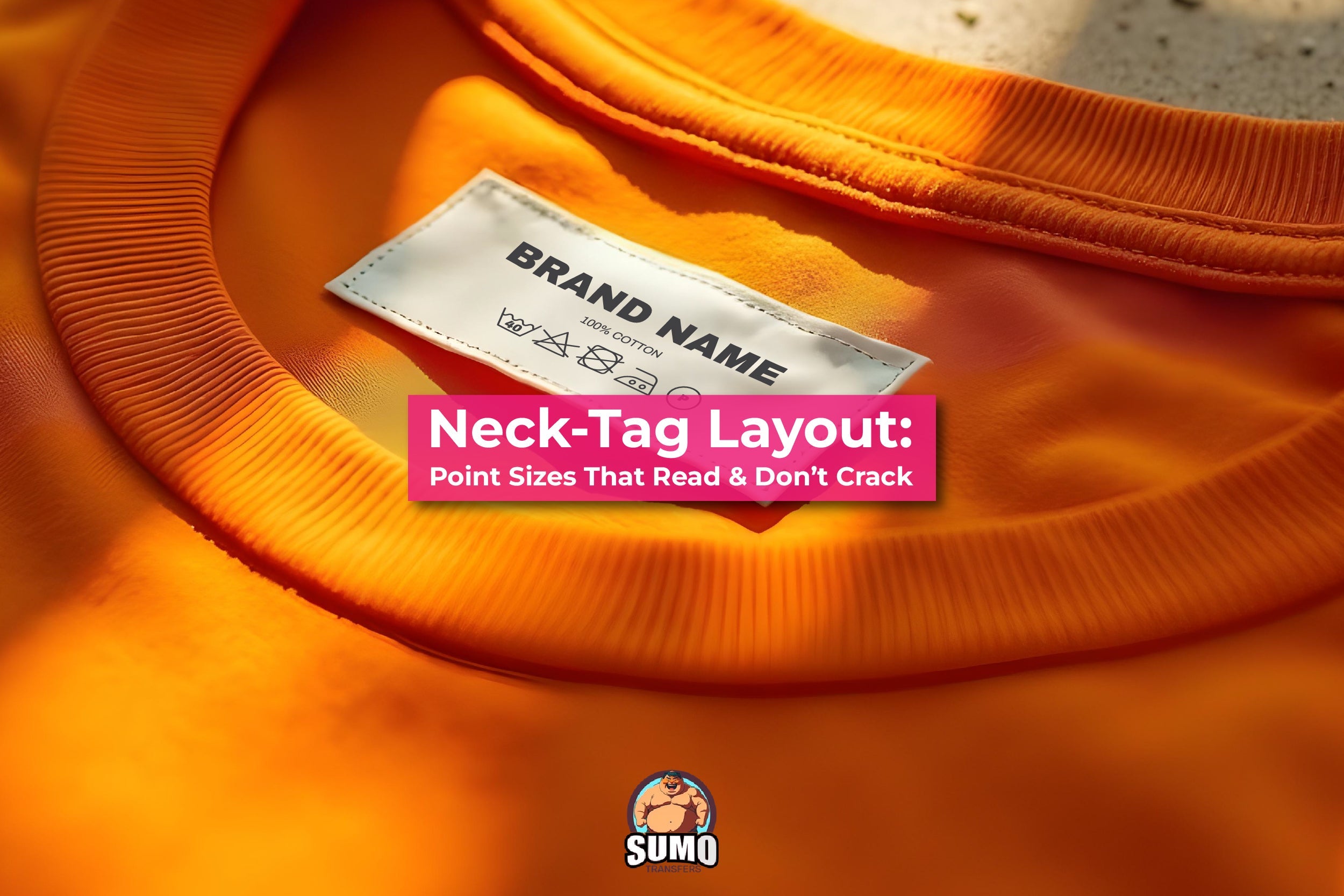 Neck-Tag Layout: Point Sizes That Read & Don’t Crack – Sumotransfers