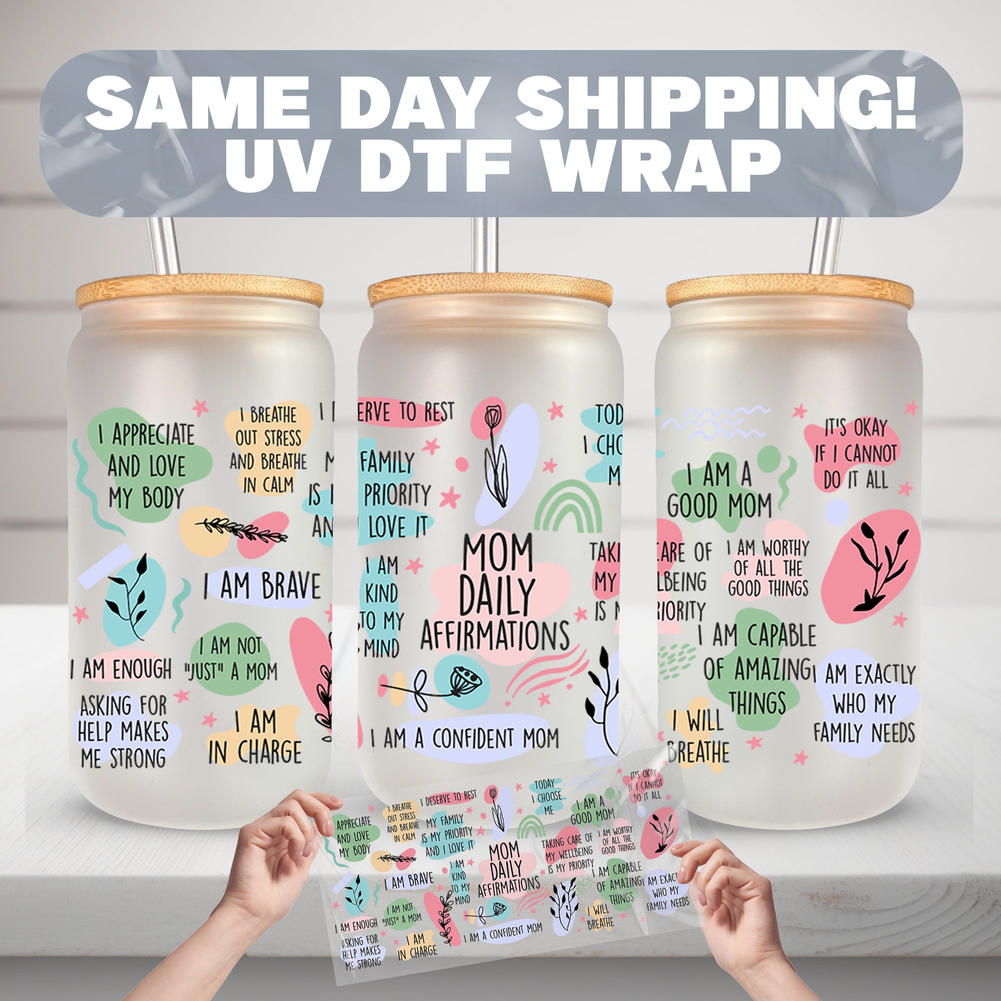MOM DAILY AFFIRMATION CUP WRAP DESIGN 1 – Sumotransfers